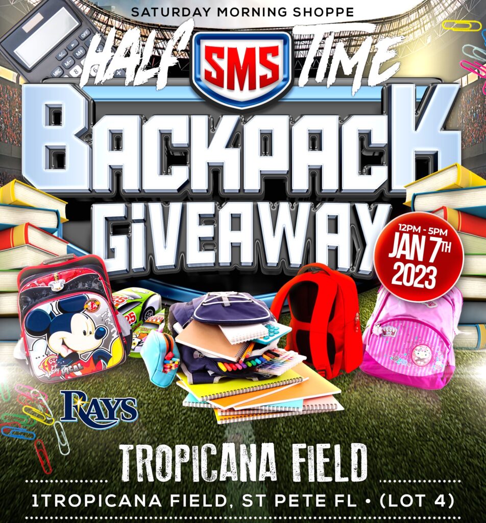 Half Time Backpack Giveaway - Saturday Shoppes