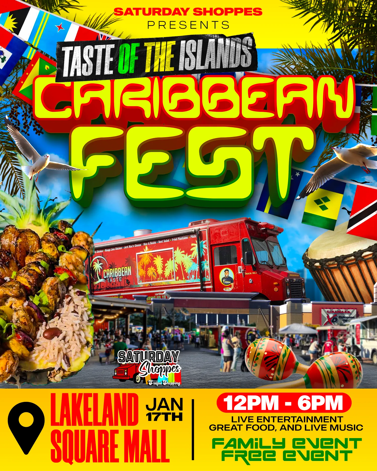 Taste of the Islands Caribbean Fest - Saturday Shoppes